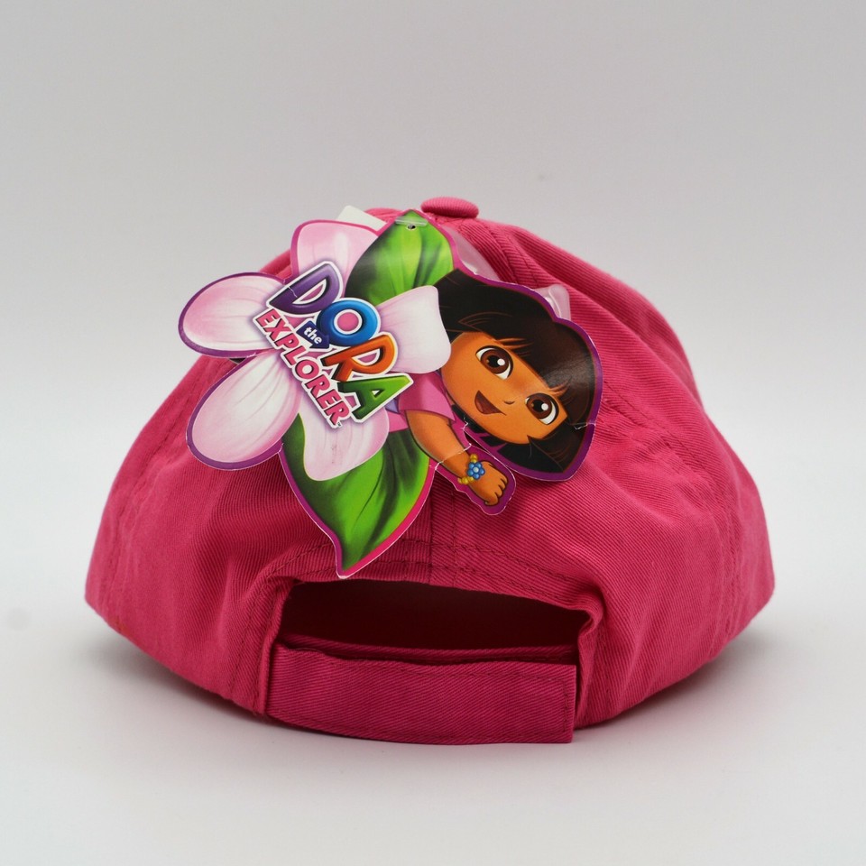 Nickelodeon Dora the Explorer Adjustable Toddler Hat Cap Pink Bling ...