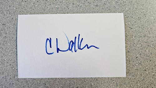 CHRISTOPHER WALKEN SIGNED 3x5 INDEX CARD AUTOGRAPH | eBay