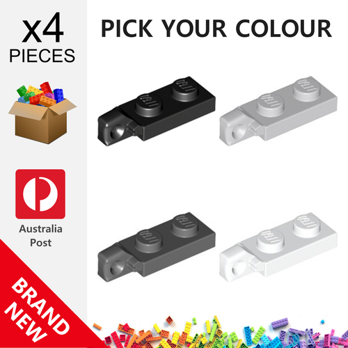 4x Genuine LEGO™ - Hinge Plate 1 x 2 Locking with 1 Finger - 44301 ...