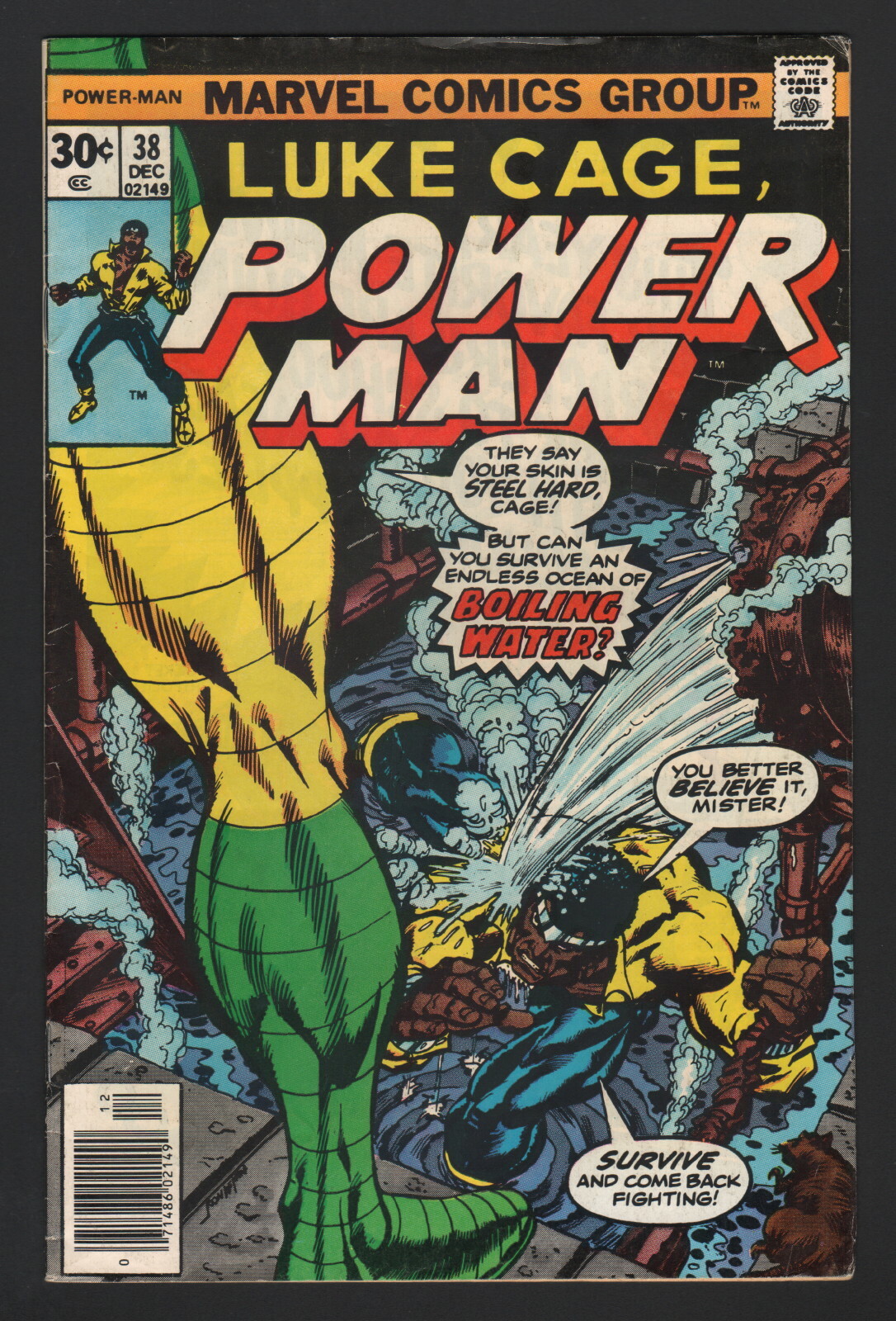 POWER MAN #38, 1976, MARVEL COMICS, VF CONDITION, CHEMISTRO! | eBay