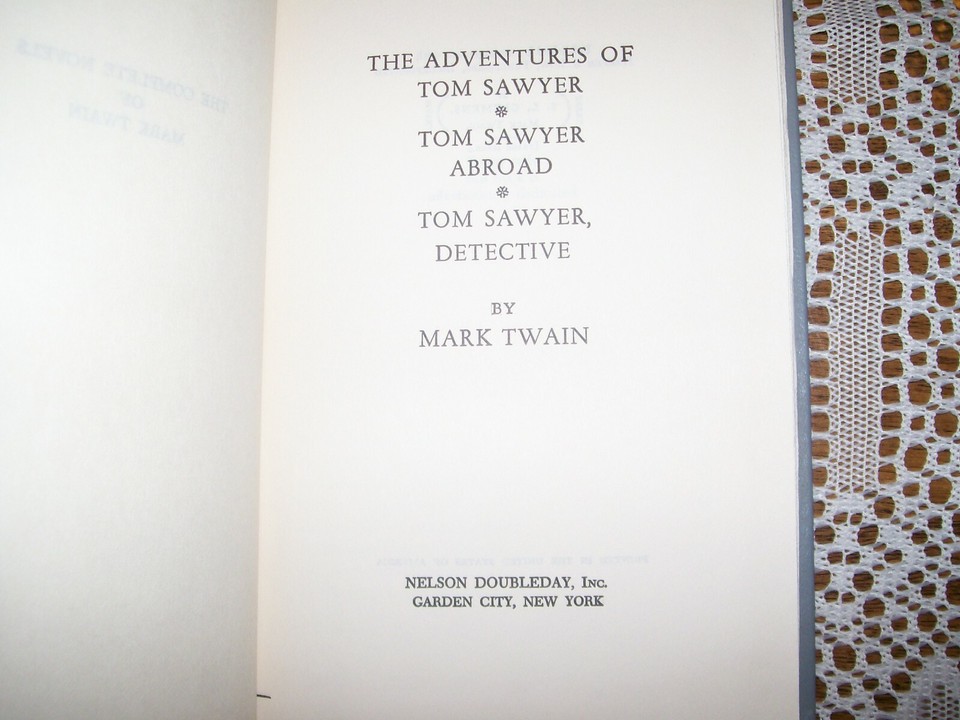 7 Volume Set The Complete Novels of Mark Twain (Sam Clemons) Nelson ...