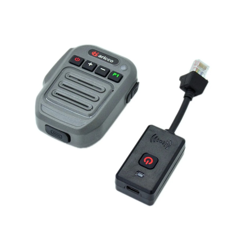 Wireless Microphone Bluetooth Waterproof IP67 for Kenwood Motorola Icom ...
