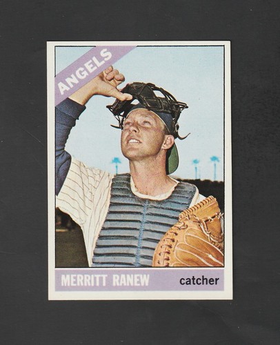 1966 Topps Merritt Ranew #62 ~~ Angels ~~ W/ Sold Statement ~ High ...