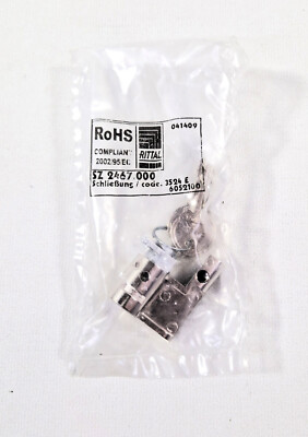 Rittal SZ 2467.000 Sicherheits-Einsatz Metallo Con 2 Chiavi Chiusura | eBay