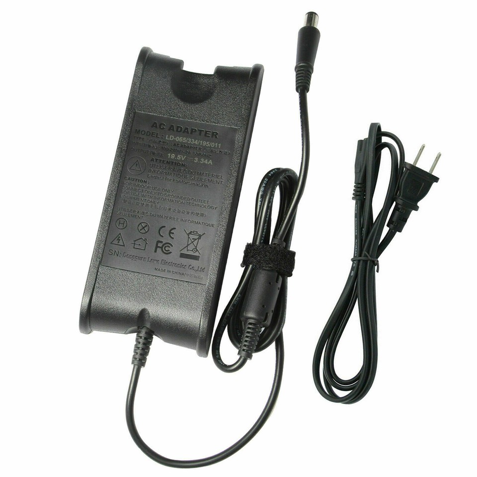 65W AC Adapter Laptop Charger PA-12 for Dell E5250 E5430 E5440 E5450 ...
