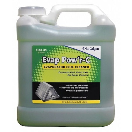 Nu-Calgon 4168-05 Evap Pow'r-C Evaporator Liquid Coil Cleaner,2.5 Gal ...