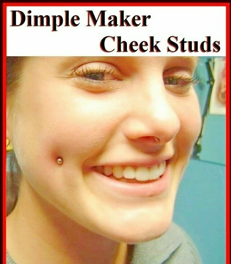 Clear Dimple Piercing Jewelry