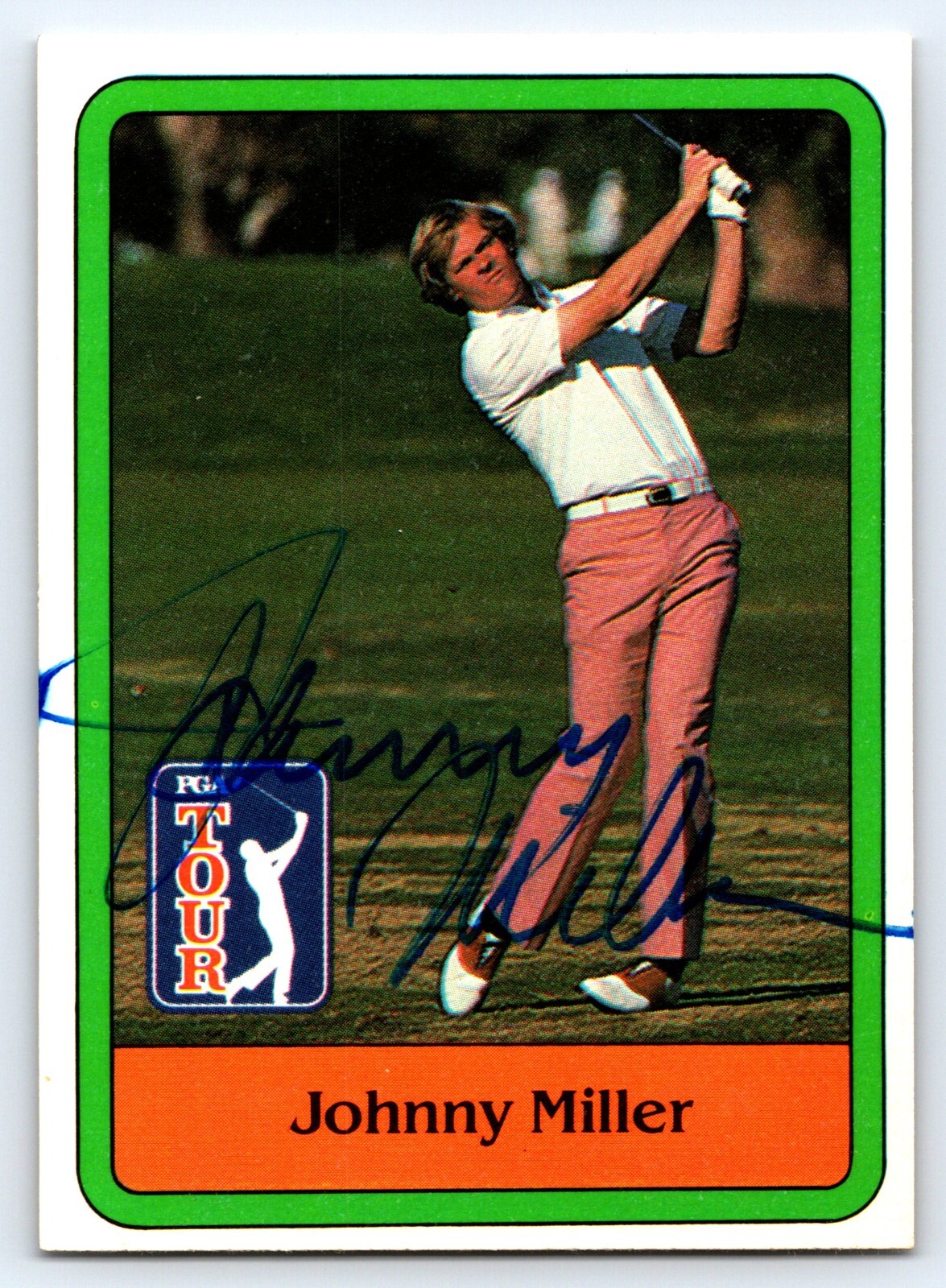 Johnny Miller Autograph / signed PGA Tour 1981 Donruss #30 Pro Golf ...