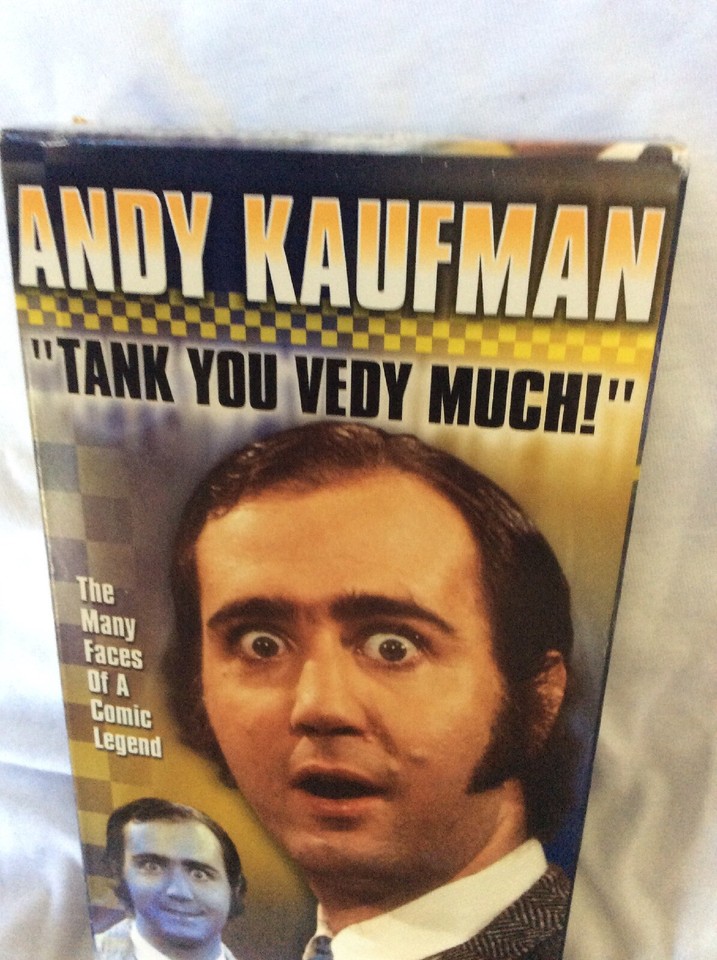 Andy Kaufman Tank You Vedy Much (VHS, 1999) Comedy Layla Gravas Tony ...