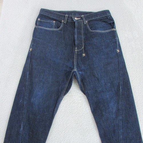 Vintage Ksubi Tsubi Jeans Mens W28 L24 Blue Crop Slim Denim Button Fly ...