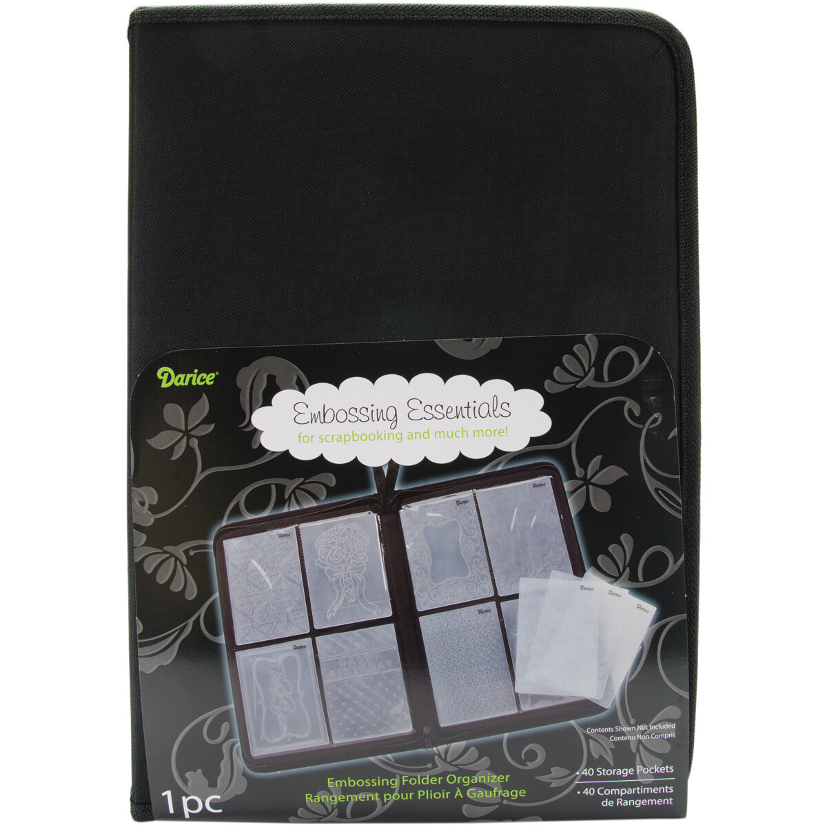 Embossing Folder Organizer Black Nylon 14.25 X10 X1.75 Inches,1 Pack 1 ...