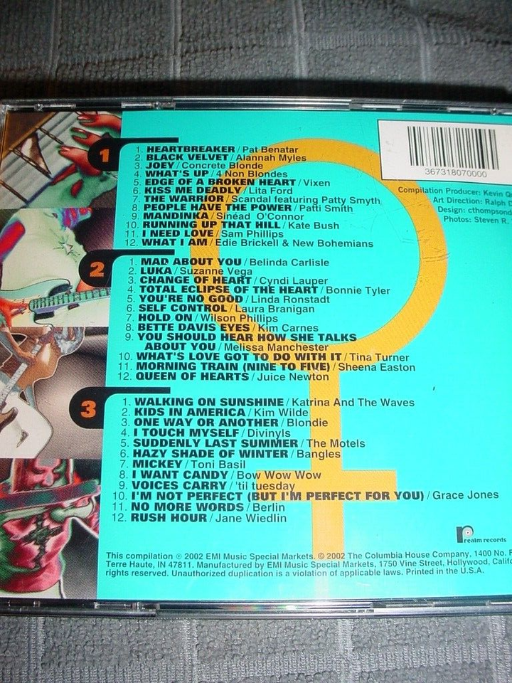 Women Who Rock 3 CD BOX SET, BOW WOW WOW, BERLIN, GRACE JONES, BLONDIE ...