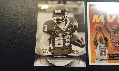 Pat Edwards Cougars STAR ROOKIES #242 NFL 2012 Upper Deck Oversize RARE ...