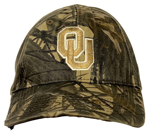 Oklahoma Sooners Football Camo Camouflage Distresses Baseball Hat Cap ...