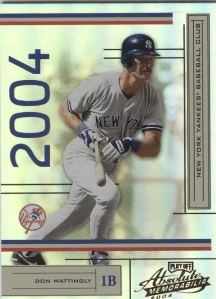 2004 Playoff Absolute Memorabilia - #136 Don Mattingly /1349 for sale ...