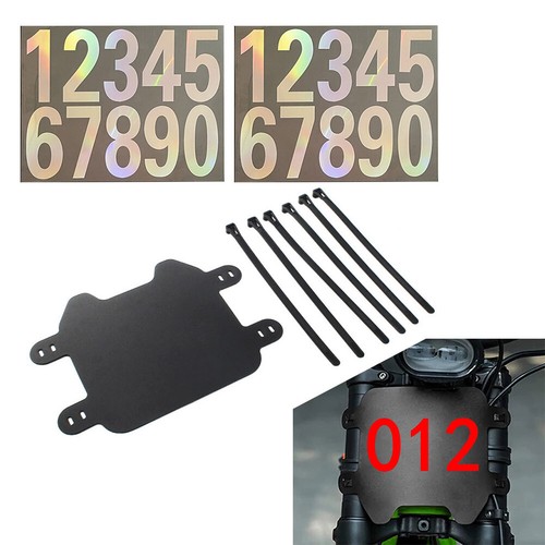 Front Number Plate W/ Colorful Sticker For Surron Light Bee Electric ...