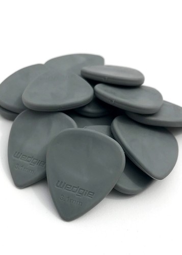Wedgie Rubber Guitar Picks | 3.1mm | Medium | Grey | 18 pcs | eBay