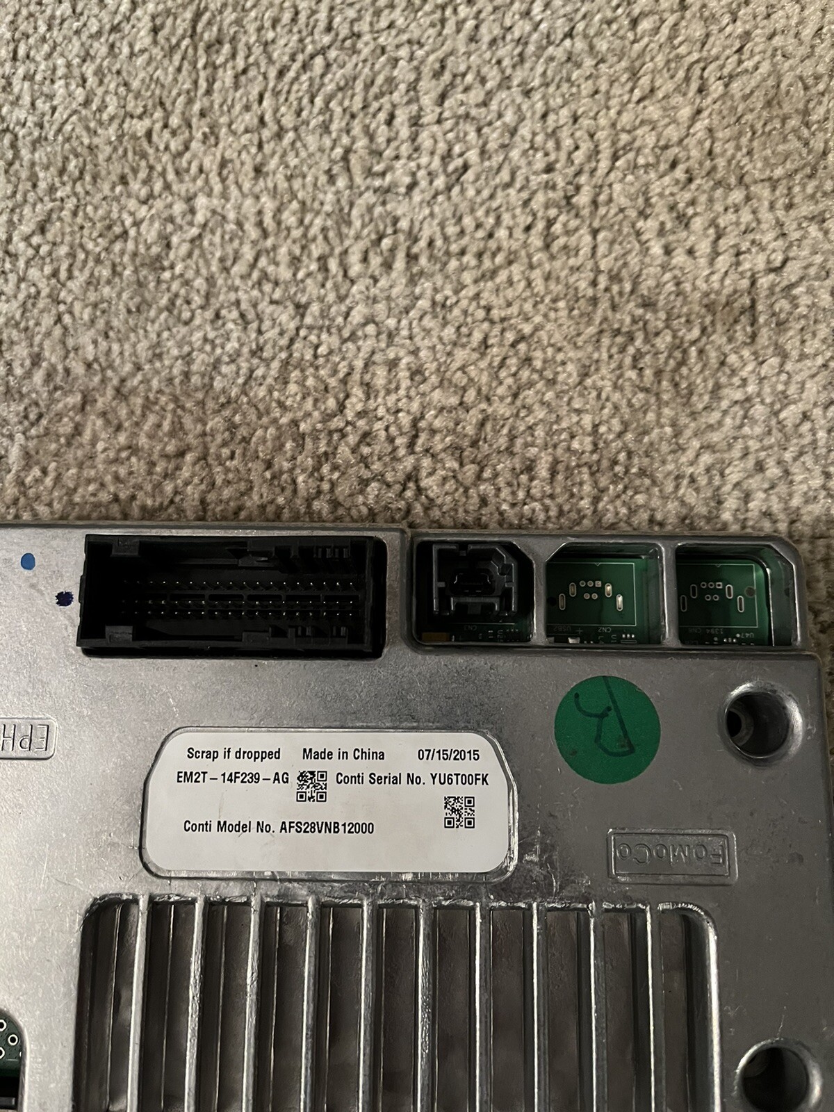 FORD EDGE 2015-2017 Dash Radio Sync 2 Module EM2T-14F239-AG OEM for ...