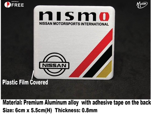 NISMO Badges NISSAN Metal Sticker Emblems film covered 6CM Best Gifts ...