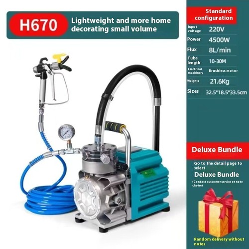 High Pressure Spraying Machine New Airless Spray Machine Portable Small ...