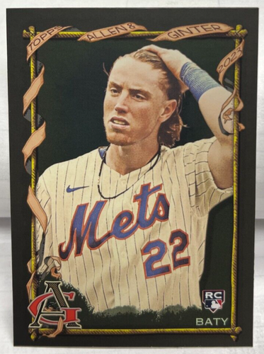 Brett Baty 2023 Topps Allen & Ginter X RC Haut Numéro Sp #374 - New York Mets | eBay