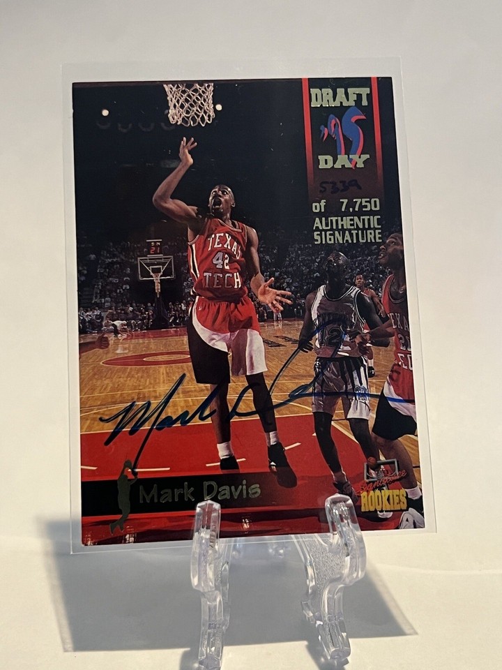 1995 Mark Davis Auto Signature Rookies Draft Day /7750 | eBay