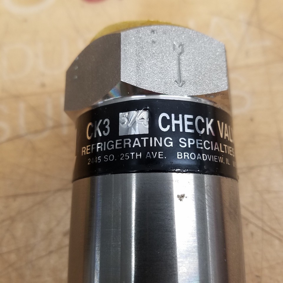Parker CK3 3/4" Screw End In Line Check Valve - NEW | eBay
