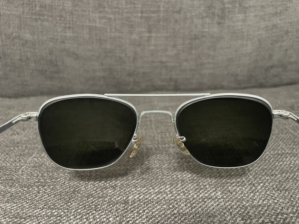 VTG American Optical AO 6 1/2 Norton Aviator Prescription Sunglasses ...