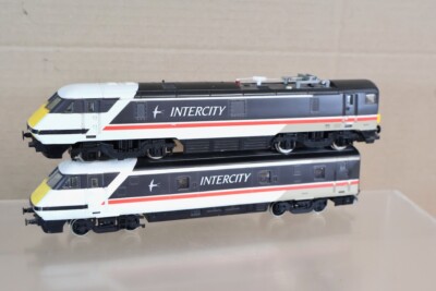 HORNBY BR INTERCITY SWALLOW CLASS 91 & 82 ELECTRIC LOCOMOTIVE 91014 ...