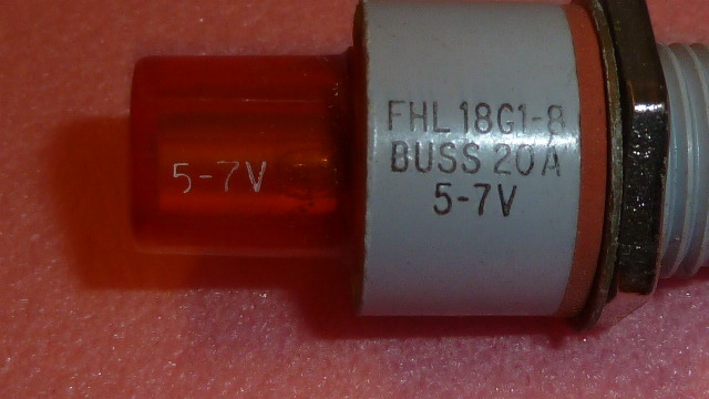 1PC Bussmann FHL18G1-8 IC Fuse Holder MILITARY FUSE HOLDER 20A 5-7V ...