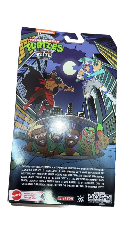 Cody Rhodes /Casey Jones Mattel WWE X TMNT ELITE COLLECTION Action ...