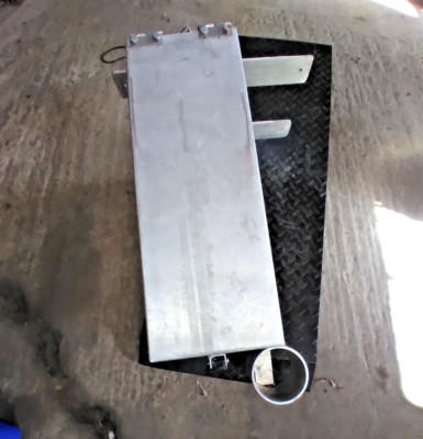 Custom Made Aluminum Center Console, All Welded, 15"h 8"w 24"d w/Cup ...
