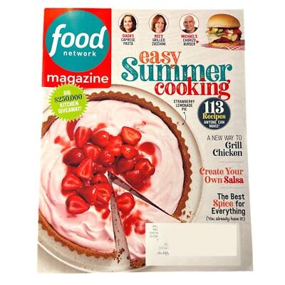 Food Network Magazine Easy Summer Cooking Recipes | eBay