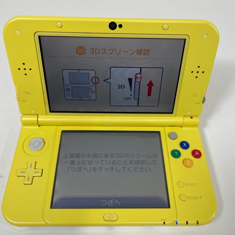 New Nintendo 3DS XL LL Pikachu Yellow Console Stylus Japanese ver [H ...