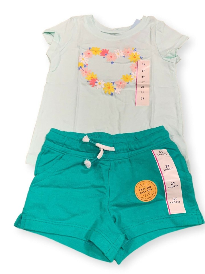 Cat & Jack Girls' Summer Outfits - Set of 3 - (3T) | eBay