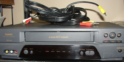 Symphonic SL2840 4-Head VCR Video Cassette Recorder VHS HQ Tape Player ...