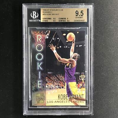 1996-97 Stadium Club KOBE BRYANT Rookie 2 #R9 BGS 9.5 | eBay