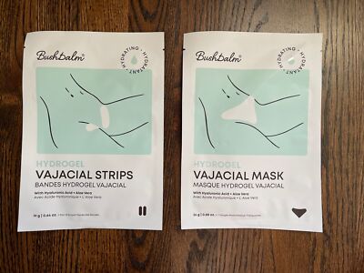 Bushbalm Hydrogel Vajacial Mask And Strips Hyaluronic Acid Aloe Vera ...