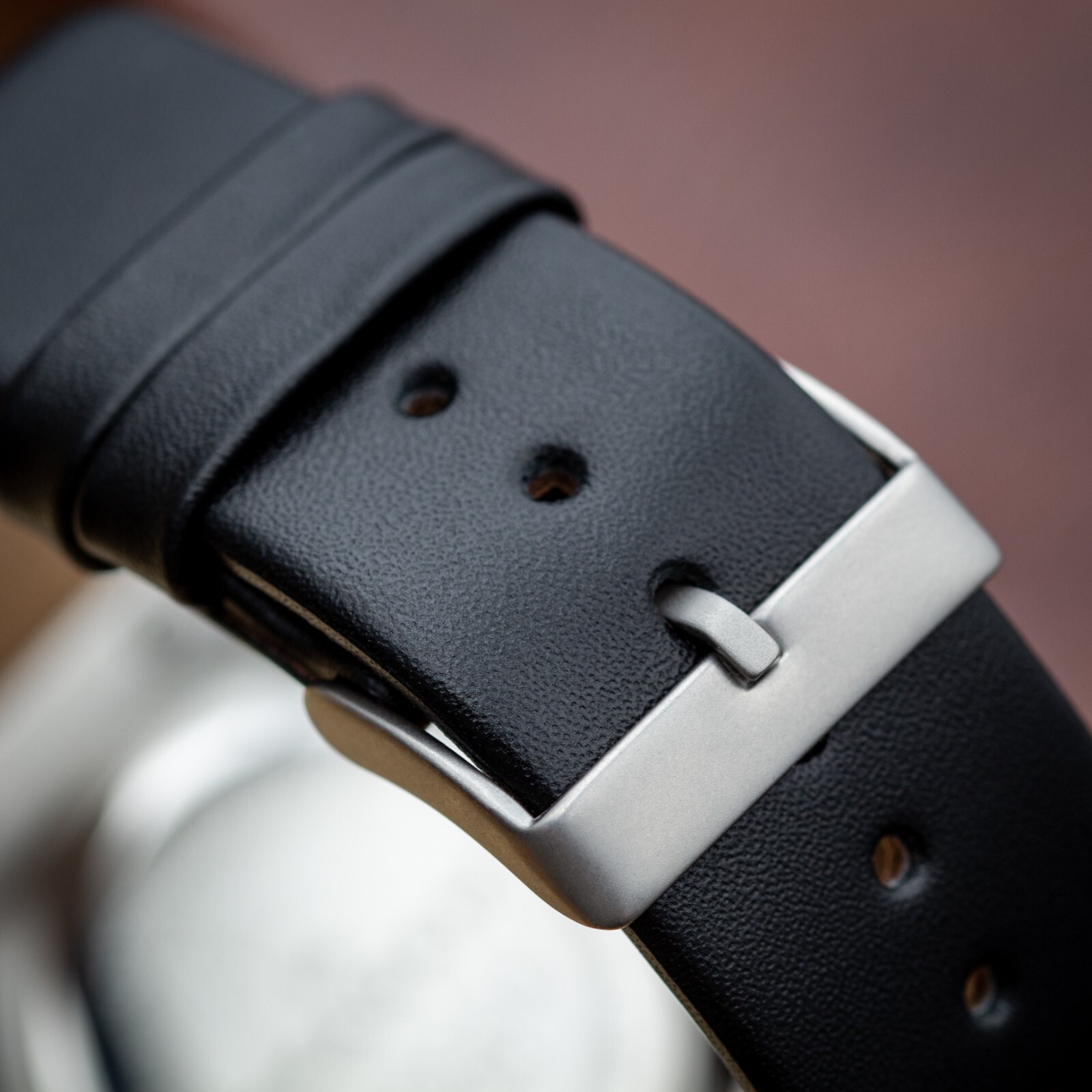 Leather Watch Strap for 22mm Skagen Screw Type Watch - Black Brown ...