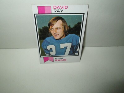 DAVID RAY 1973 FOOTBALL CARD Topps #244 rookie rc LOS ANGELES RAMS ...