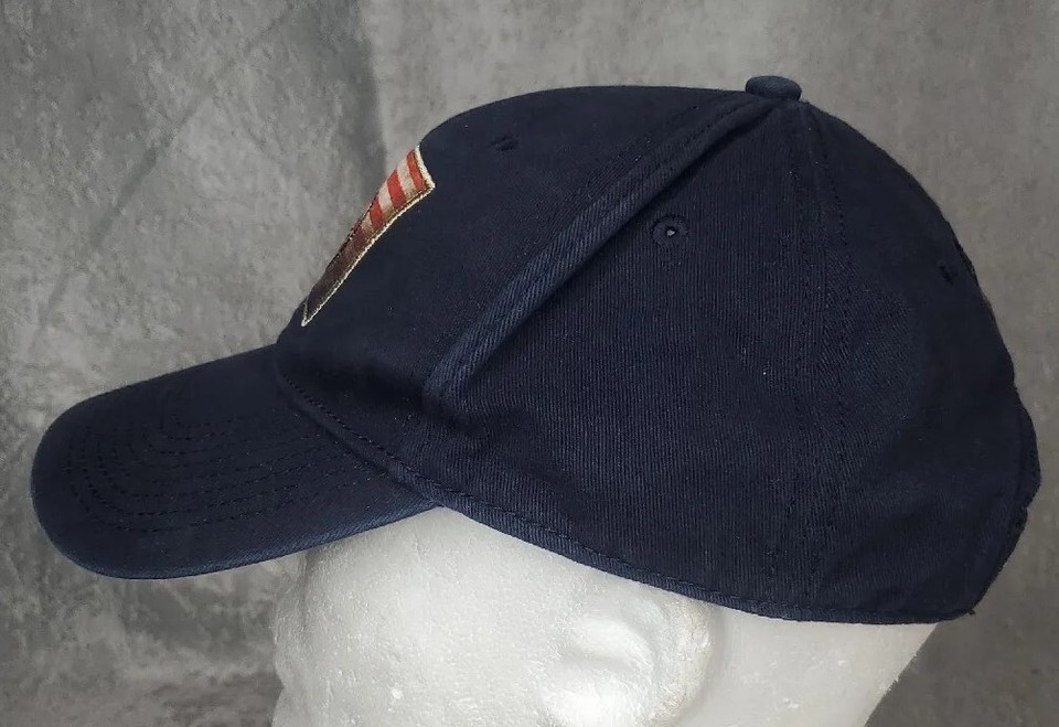 RMEF Flag Patch Cap Rocky Mountain Elk Foundation Blue Strap back ...