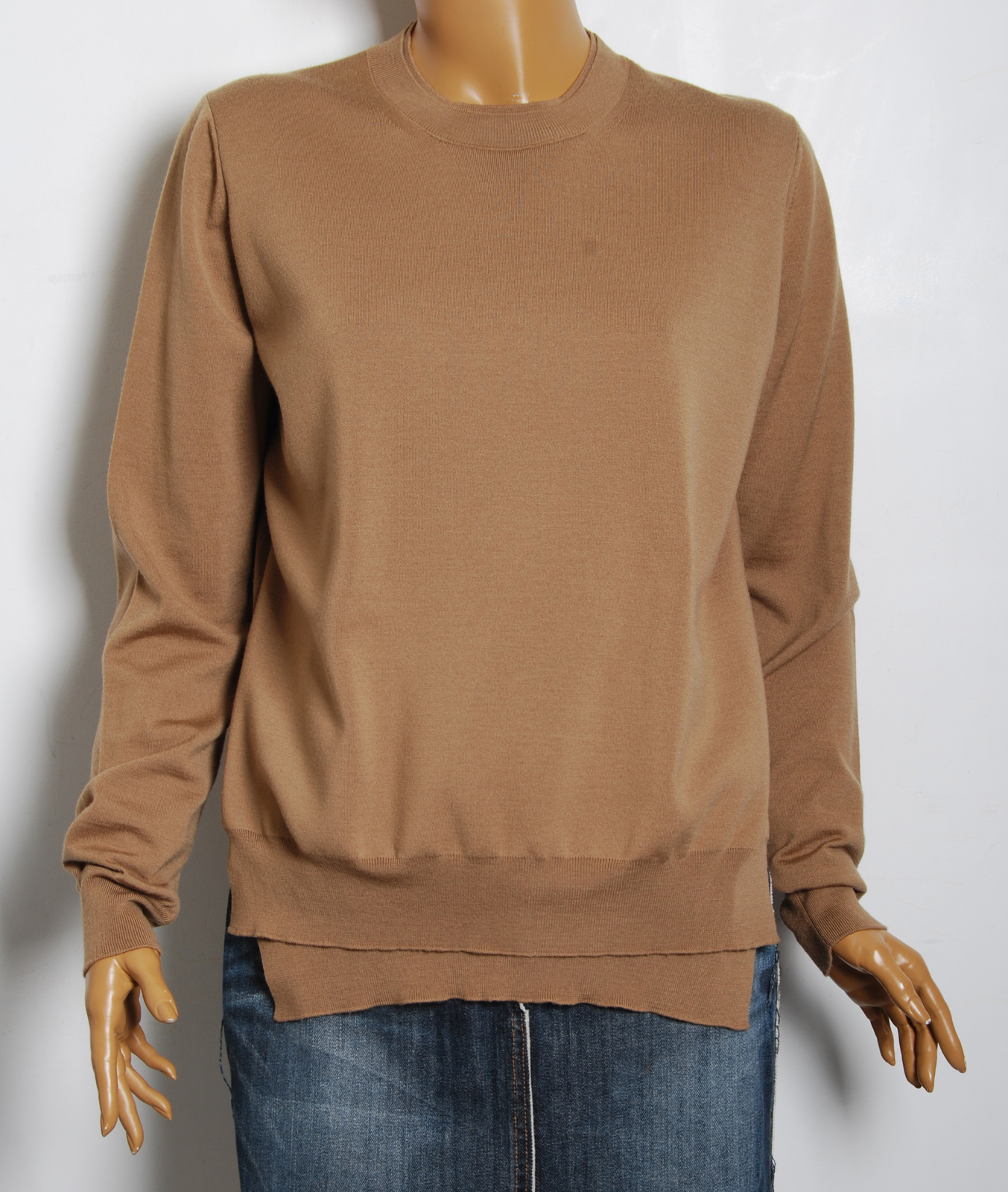 Céline Women Oversized Jumper Brown Wool Long Sleeve … - Gem