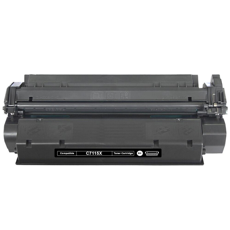 Black Toner Cartridge C7115X Compatible With HP LaserJet 1000 1000w ...