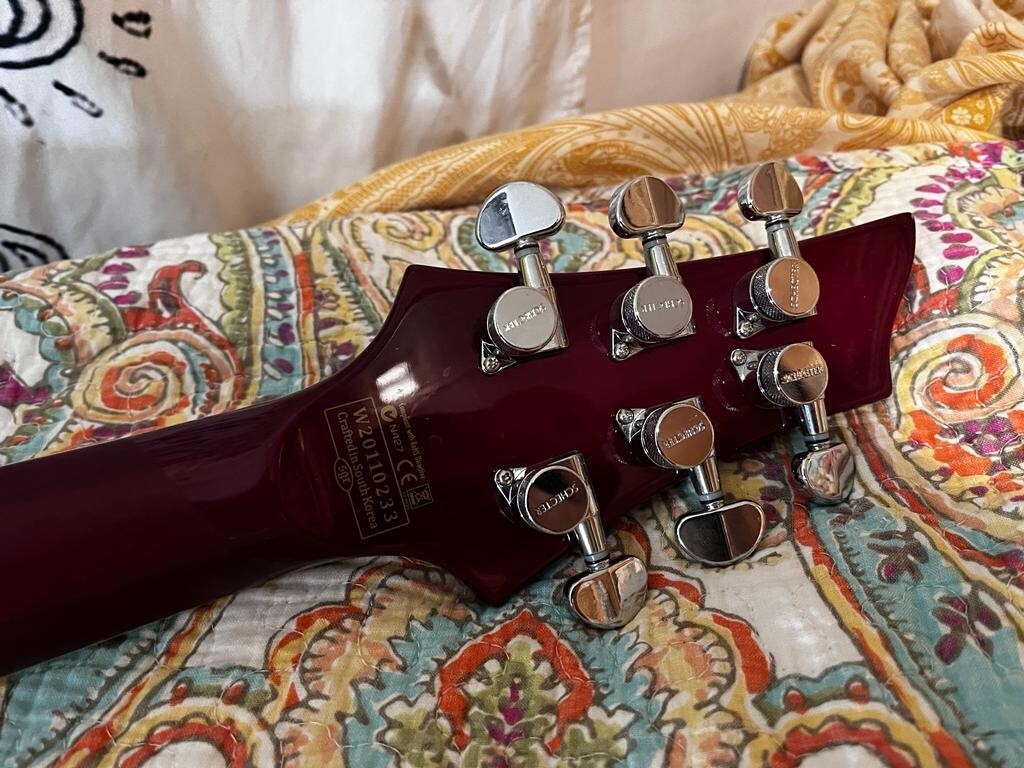 Schecter V-1 Custom Flying V Electric Guitar Trans Purple | eBay