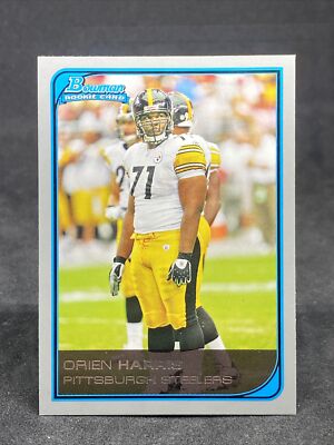 ORIEN HARRIS 2006 Bowman Rookie Card RC #244 STEELERS | eBay