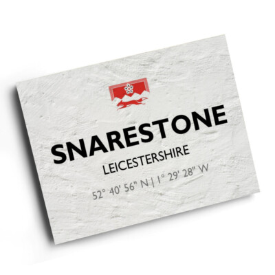 A4 PRINT - Snarestone, Leicestershire - Lat/Long SK3409 | eBay