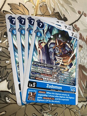 Digimon Card Game Playset Zudomon Starter Deck 21: Hero of Hope ST21-04 ...