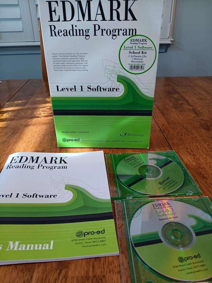 Edmark Reading Program LEVEL 1 SOFTWARE Kit Windows/MAC Compatible | eBay