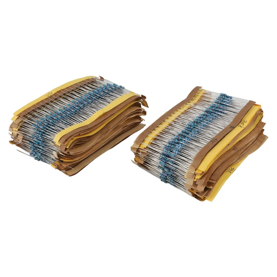 2600PCS Resistor Value Pack for Electronics and DIY Project ...