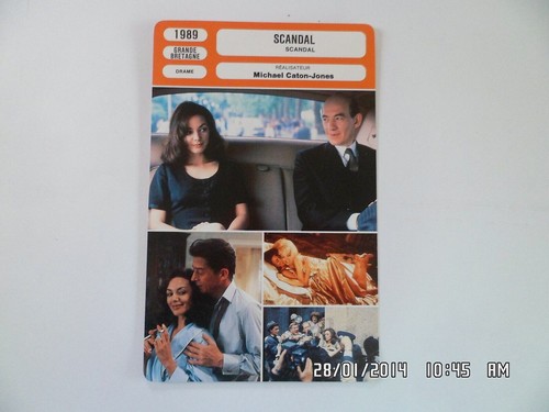 CARTE FICHE CINEMA 1989 SCANDAL John Hurt Joanne Whalley Kilmer Bridget Fonda | eBay